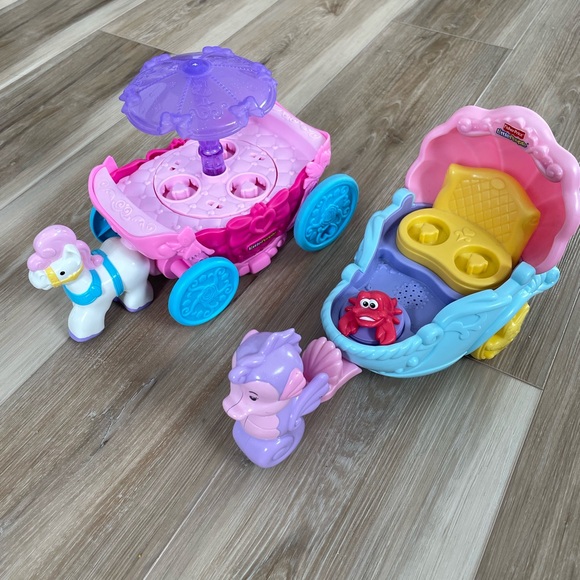 Fisher-Price | Toys | Vintage Little People Princess Wagons | Poshmark